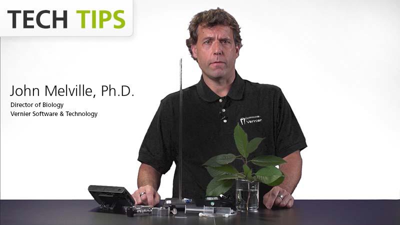 Investigate Transpiration with the Gas Pressure Sensor ‚Äî Tech Tips