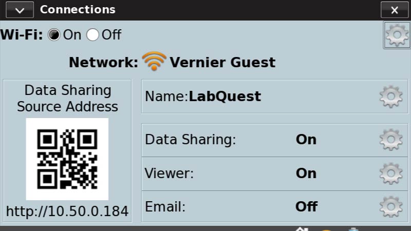 Connecting to a WiFi Network with LabQuest 2