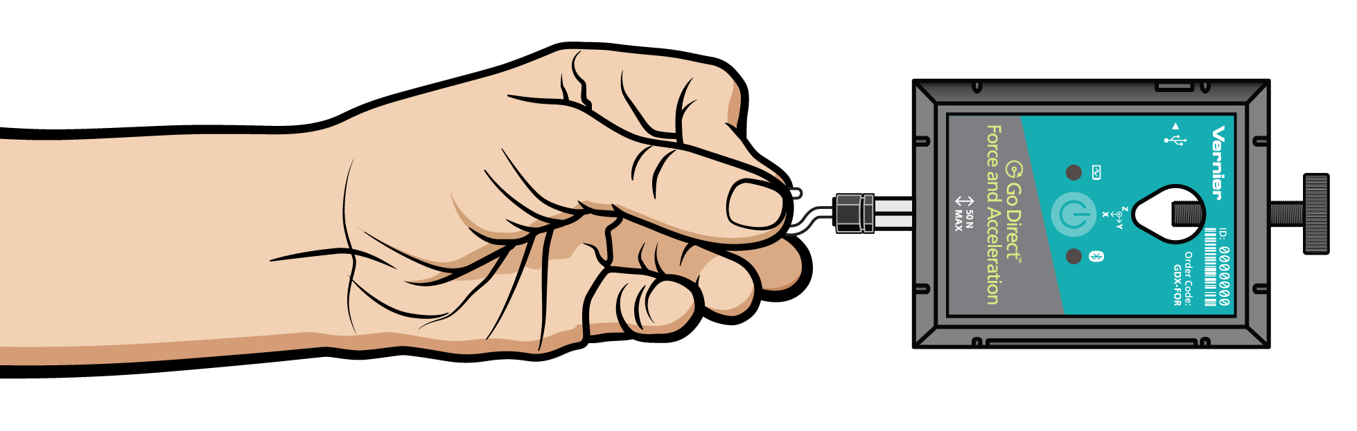 Learning to Use a Force Sensor > Experiment 1 from Investigating Force