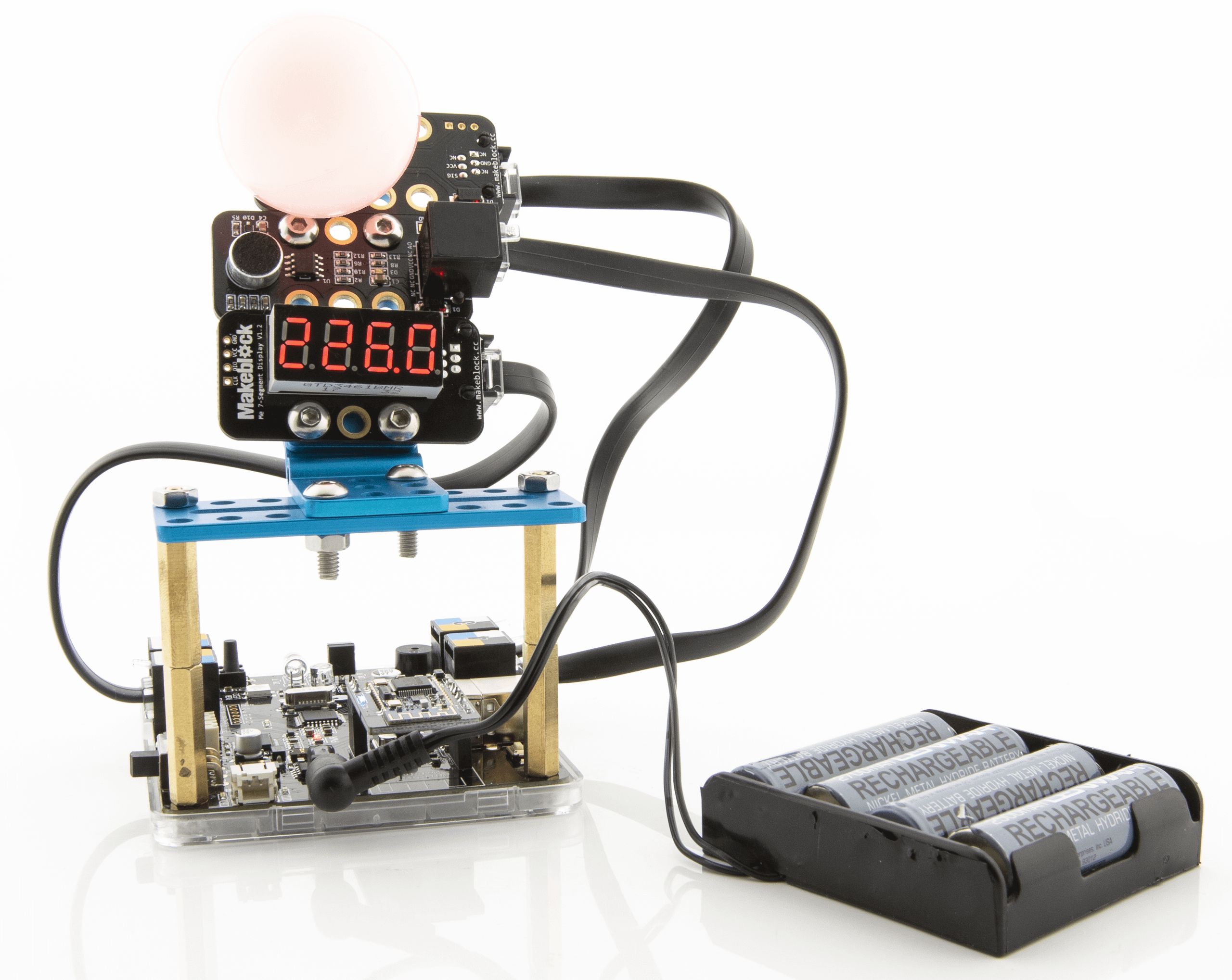 Classroom Noise Monitor > Experiment 2 from Coding with mBot: Life Hacks