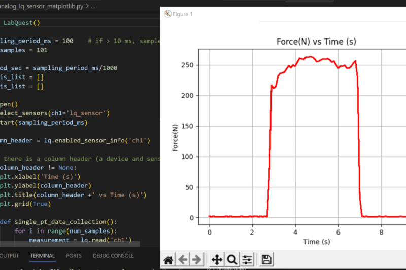 Python® and Vernier Sensors - Vernier